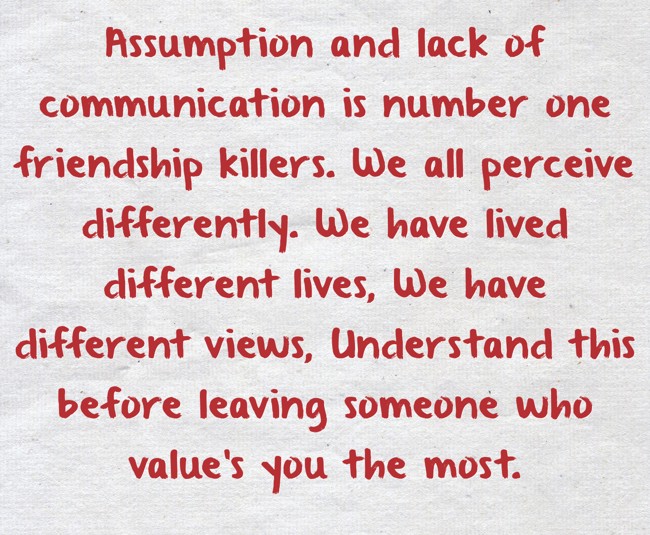 Communication And Friendship Quotes