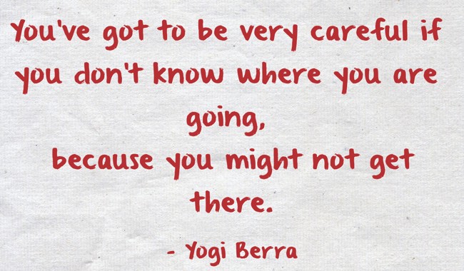 You’ve got to be very careful if you don’t know where you - Quozio