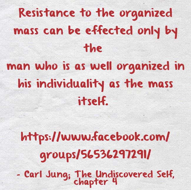 Resistance to the organized mass can be effected only by - Quozio