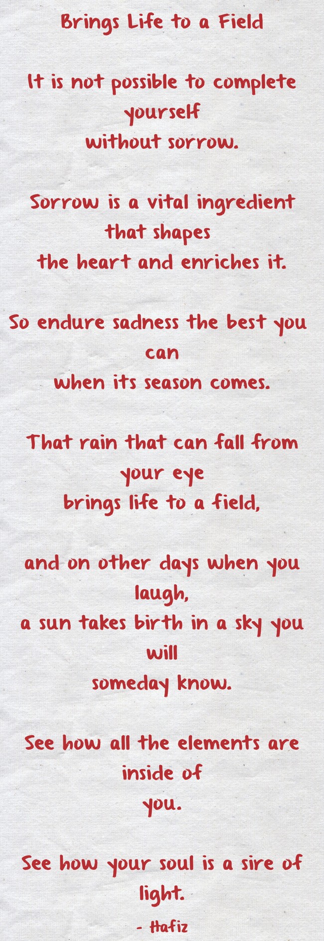 Brings Life to a Field It is not possible to complete - Quozio