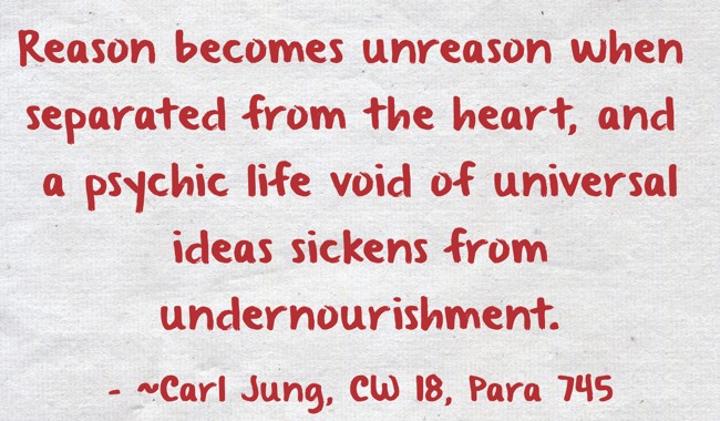 Reason becomes unreason when separated from the heart, and - Quozio