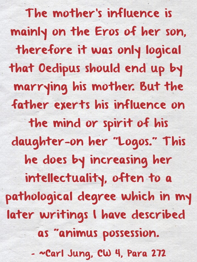 The mother's influence is mainly on the Eros of her son, - Quozio