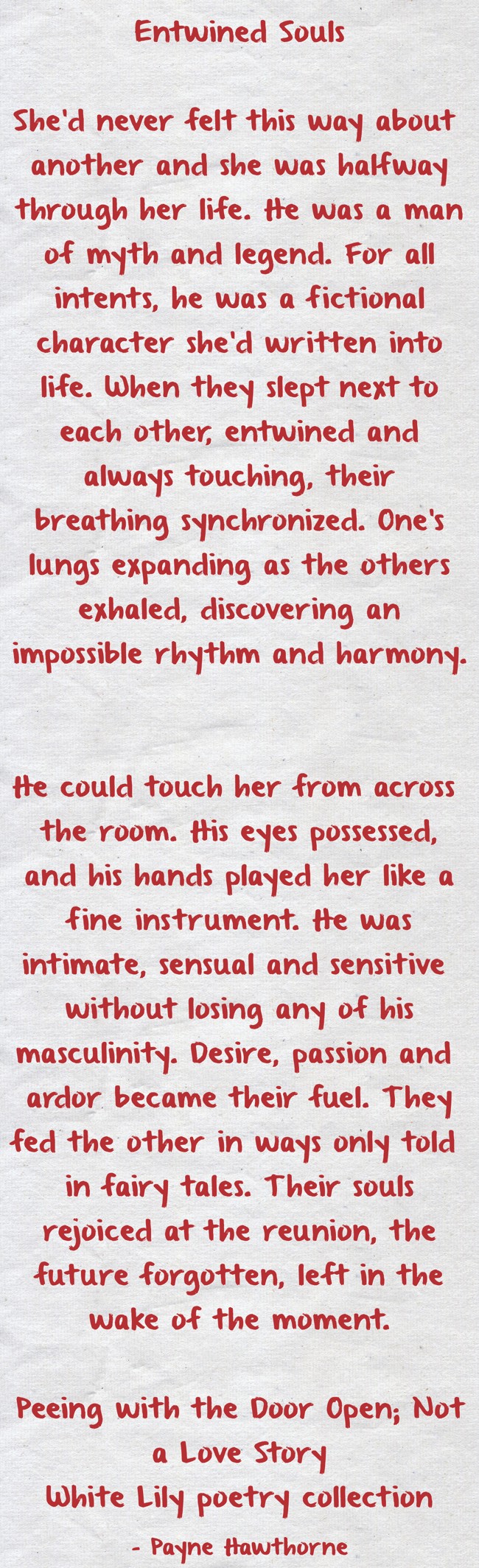 Entwined Souls She’d never felt this way about another and - Quozio