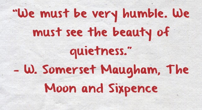 “We must be very humble. We must see the beauty of - Quozio