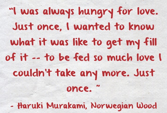 Hungry For Love Quotes