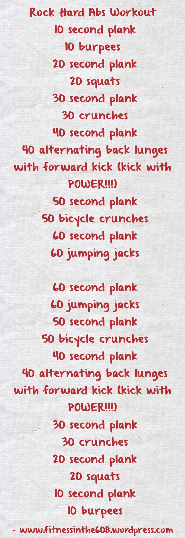 Rock Hard Abs Workout 10 second plank 10 burpees 20 second - Quozio