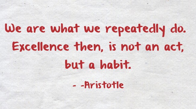 We are what we repeatedly do. Excellence then, is not an - Quozio