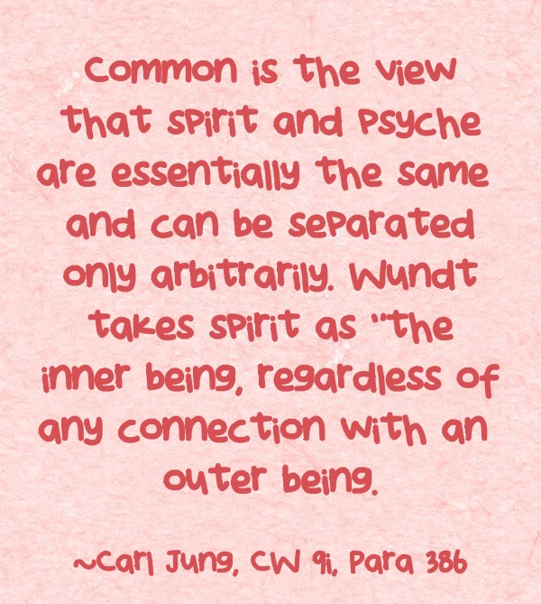 Common is the view that spirit and psyche are essentially - Quozio