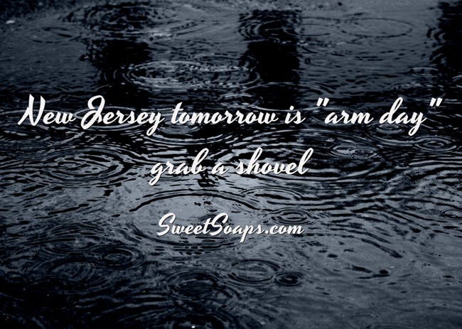 New Jersey tomorrow is "arm day" grab a shovel - Quozio