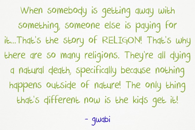 When somebody is getting away with something, someone else - Quozio