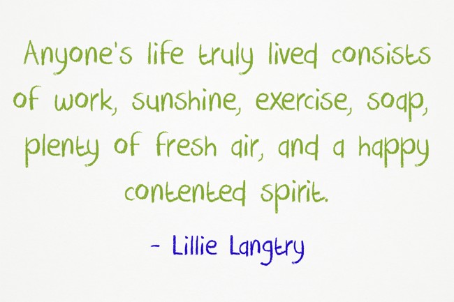 Anyone's life truly lived consists of work, sunshine, - Quozio