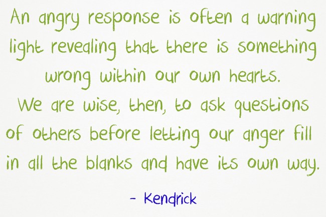 An angry response is often a warning light revealing that - Quozio