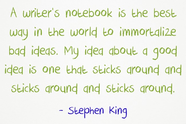 A writer’s notebook is the best way in the world to - Quozio