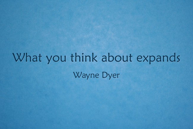 What you think about expands - Quozio