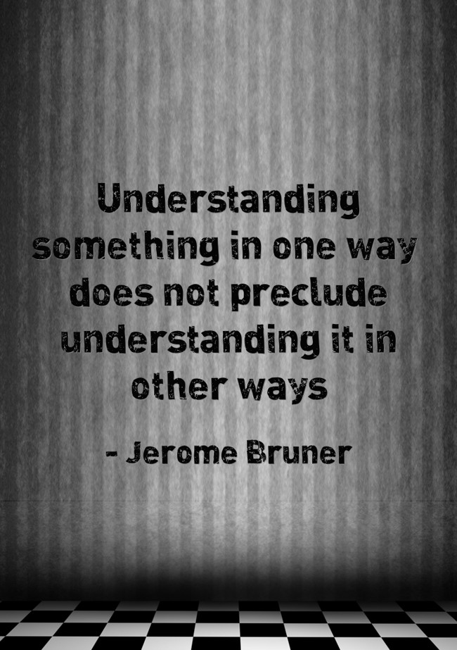Understanding something in one way does not preclude - Quozio