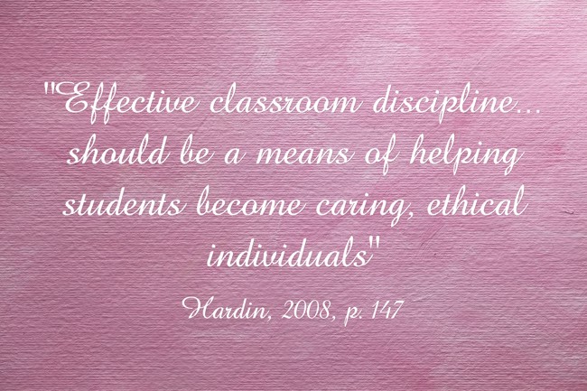 “Effective classroom discipline… should be a means of - Quozio