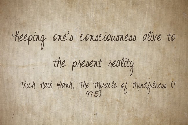 Keeping one’s consciousness alive to the present reality - Quozio