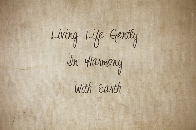Living Life Gently In Harmony With Earth - Quozio