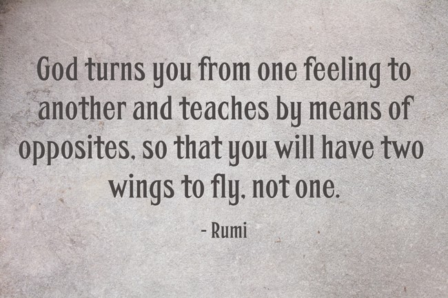 God turns you from one feeling to another and teaches by - Quozio