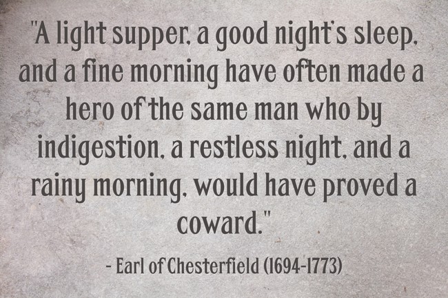 "A light supper, a good night’s sleep, and a fine morning - Quozio