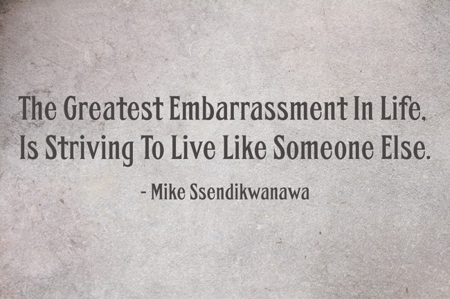 The Greatest Embarrassment In Life, Is Striving To Live - Quozio
