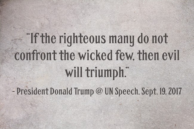 “If the righteous many do not confront the wicked few, then - Quozio