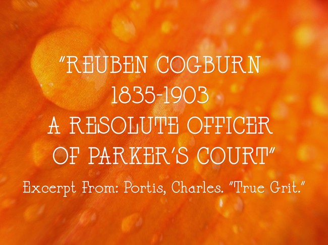 “REUBEN COGBURN 1835-1903 A RESOLUTE OFFICER OF PARKER’S - Quozio