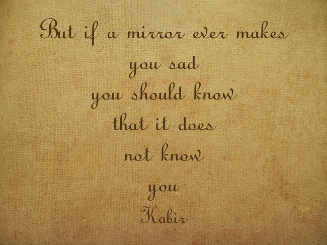 But if a mirror ever makes you sad you should know that it - Quozio