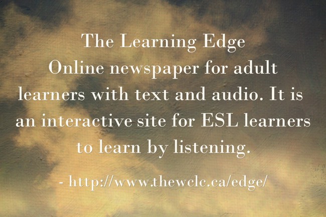 The Learning Edge Online newspaper for adult learners with - Quozio