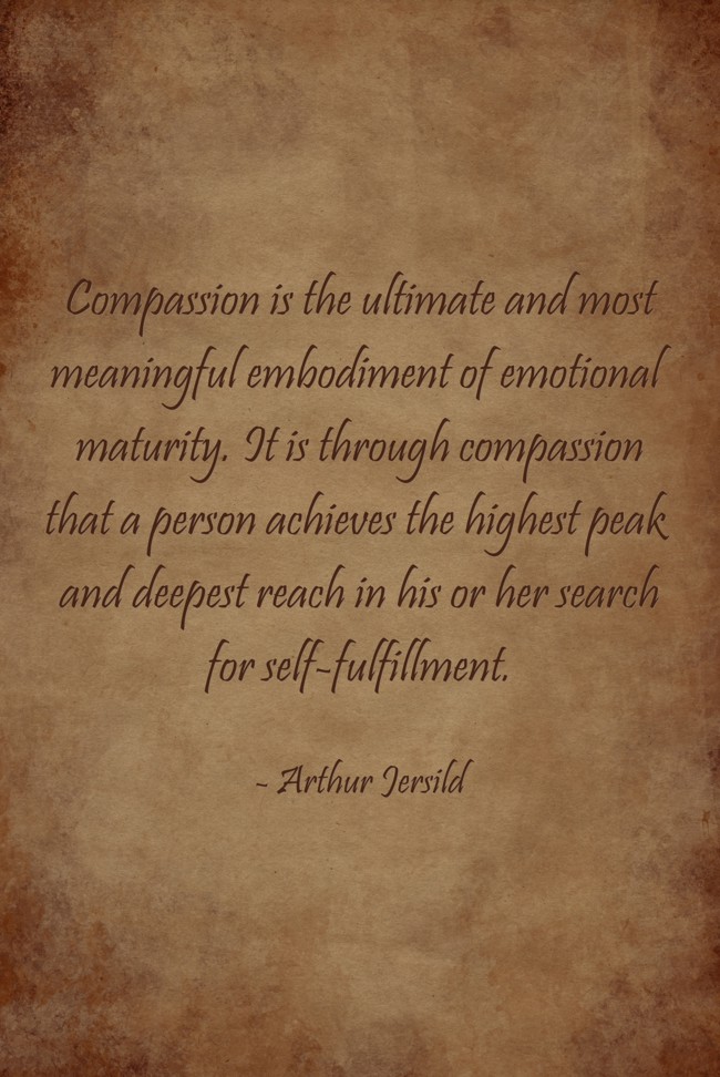 Compassion is the ultimate and most meaningful embodiment - Quozio
