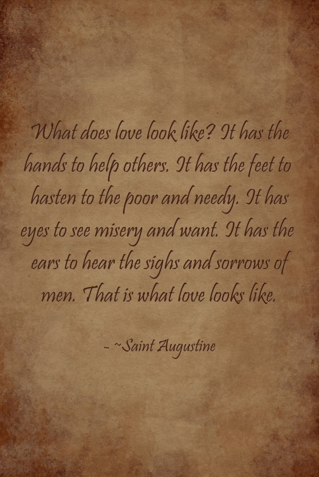 What does love look like? It has the hands to help others. - Quozio
