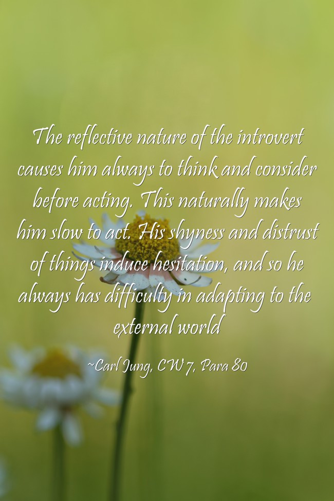 The reflective nature of the introvert causes him always to - Quozio