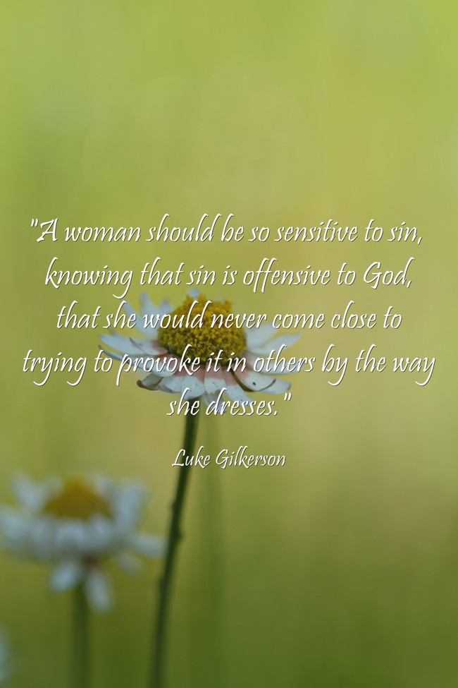 "A woman should be so sensitive to sin, knowing that sin is - Quozio
