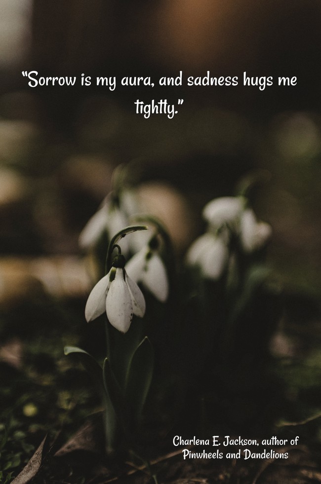 “Sorrow is my aura, and sadness hugs me tightly.” - Quozio