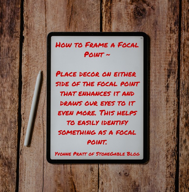 How to Frame a Focal Point ~ Place decor on either side of - Quozio