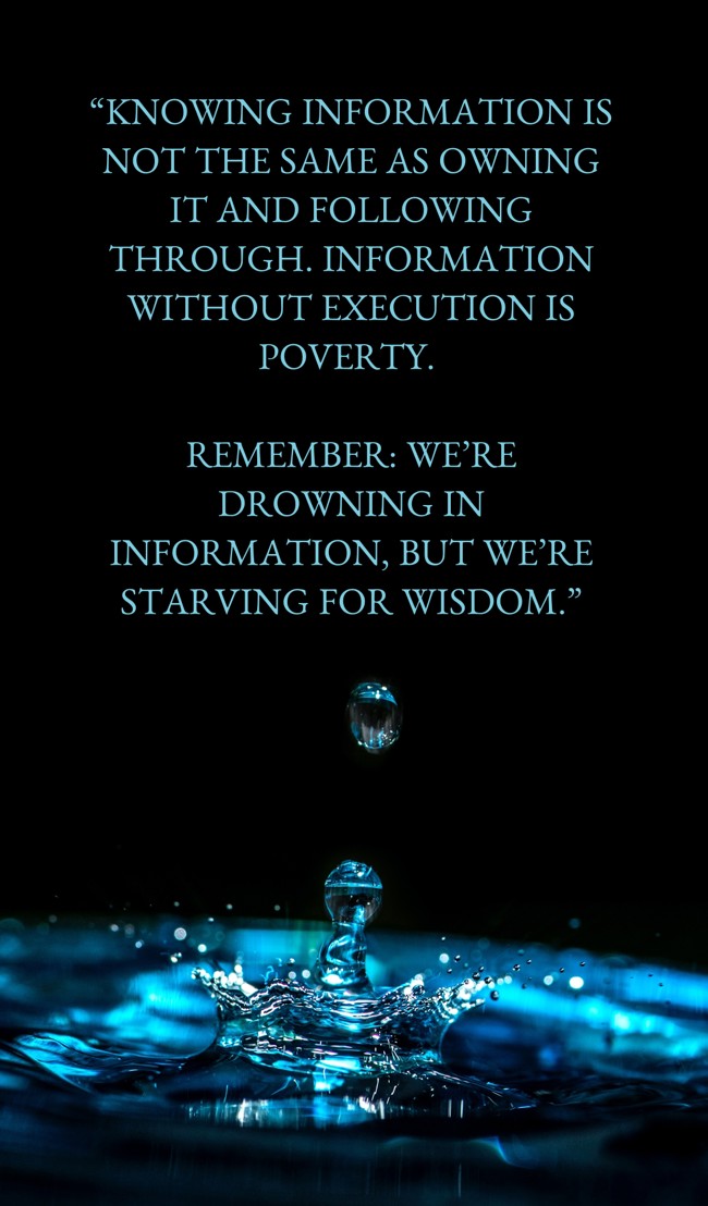 “KNOWING INFORMATION IS NOT THE SAME AS OWNING IT AND - Quozio