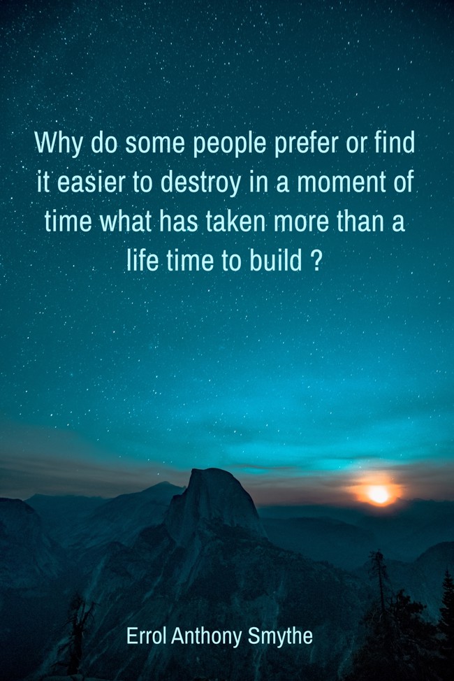 Why do some people prefer or find it easier to destroy in a - Quozio