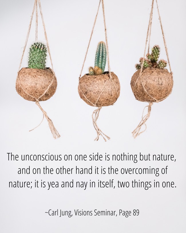 The unconscious on one side is nothing but nature, and on - Quozio