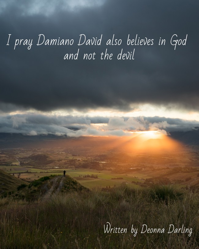 I pray Damiano David also believes in God and not the devil - Quozio