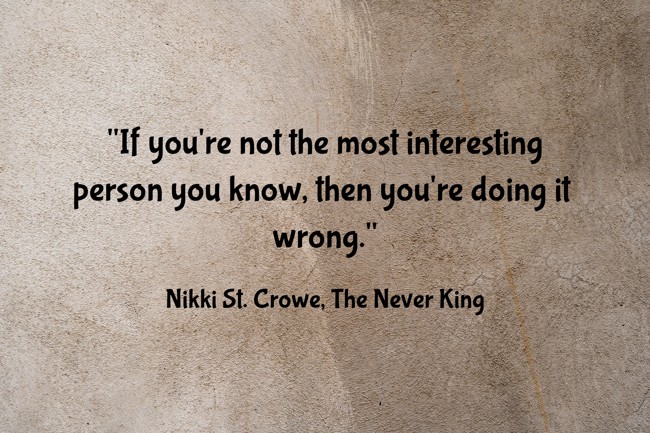 "If you're not the most interesting person you know, then - Quozio