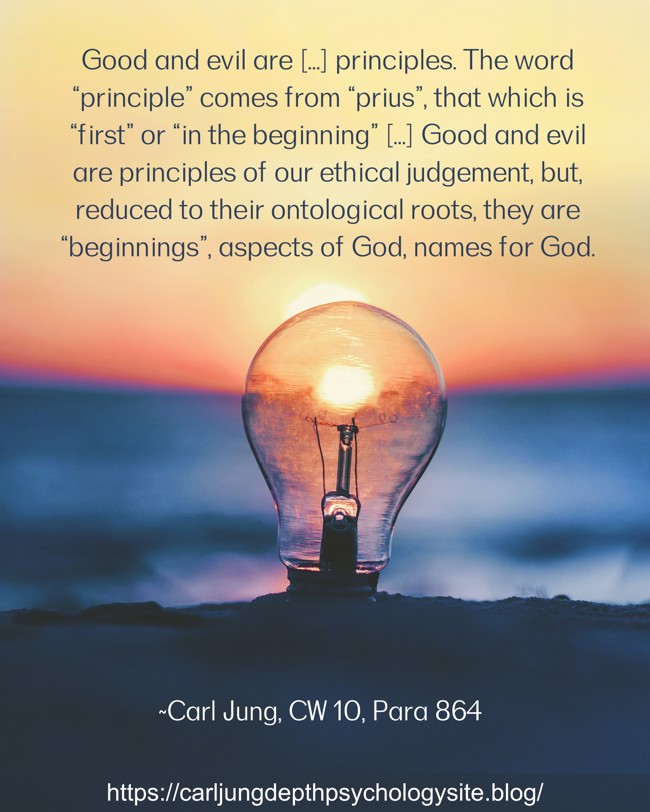 Good and evil are […] principles. The word “principle” - Quozio