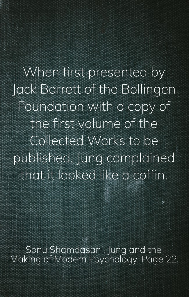 When first presented by Jack Barrett of the Bollingen - Quozio