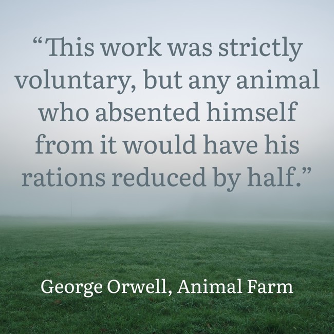“This work was strictly voluntary, but any animal who - Quozio