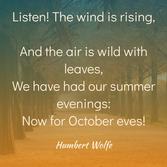 Listen! The wind is rising, And the air is wild with - Quozio