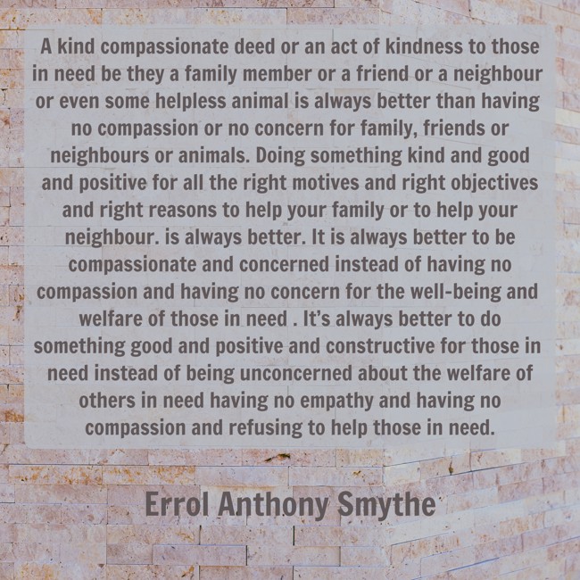 A kind compassionate deed or an act of kindness to those in - Quozio