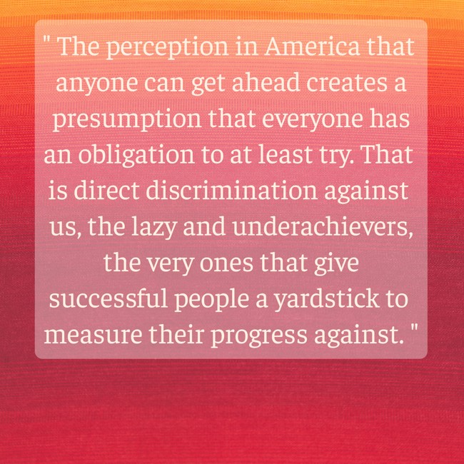 " The perception in America that anyone can get ahead - Quozio